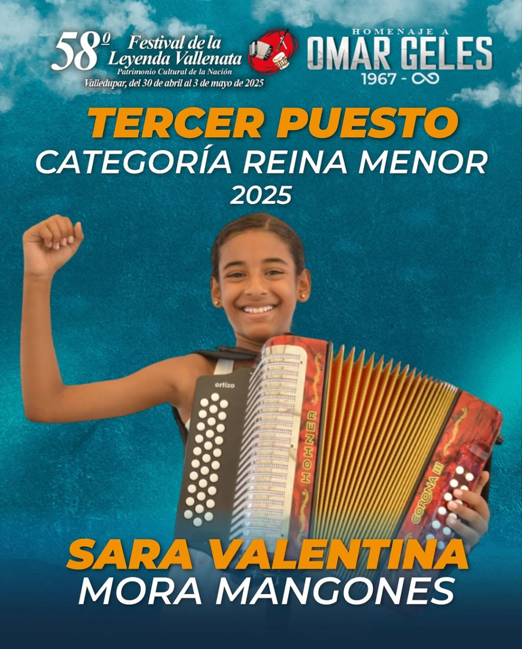 María José Arias Es La Nueva Reina Menor Del Festival Vallenato | María ...